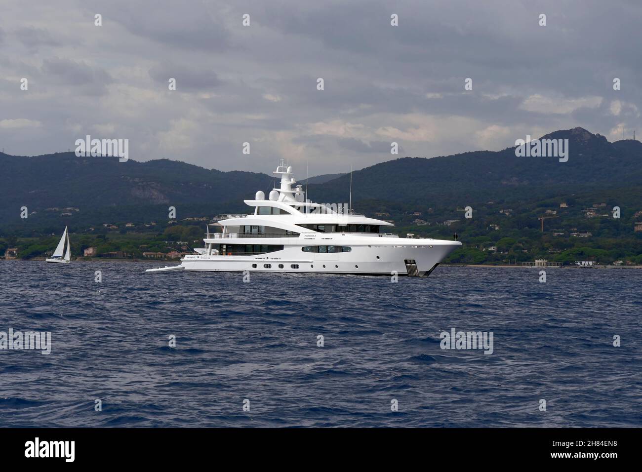 super yacht Volpini 2 owned by Australian billionaire Lindsay Fox, at ...