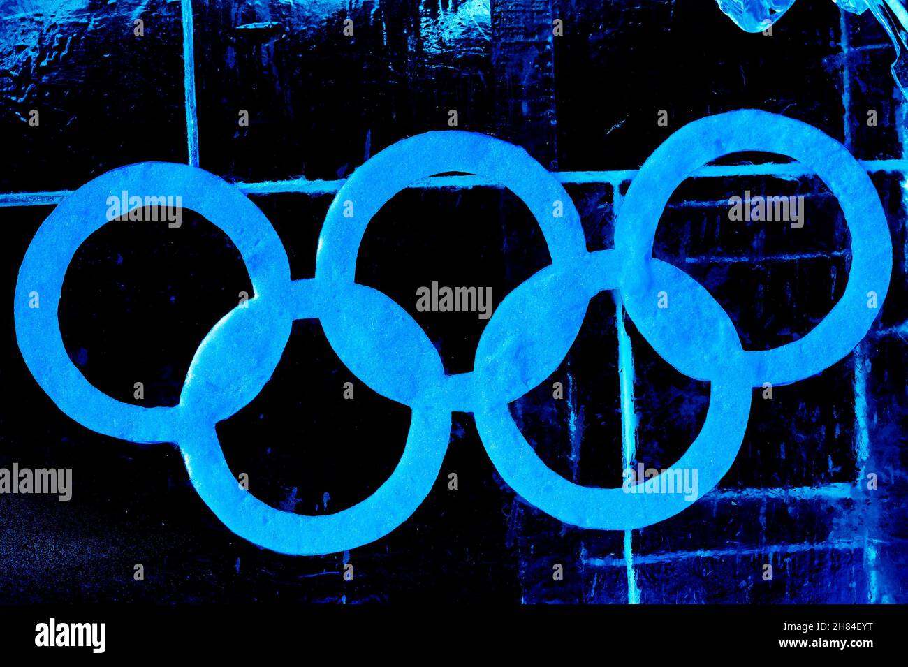 Beijing 2022 winter olympics logo hi-res stock photography and images ...