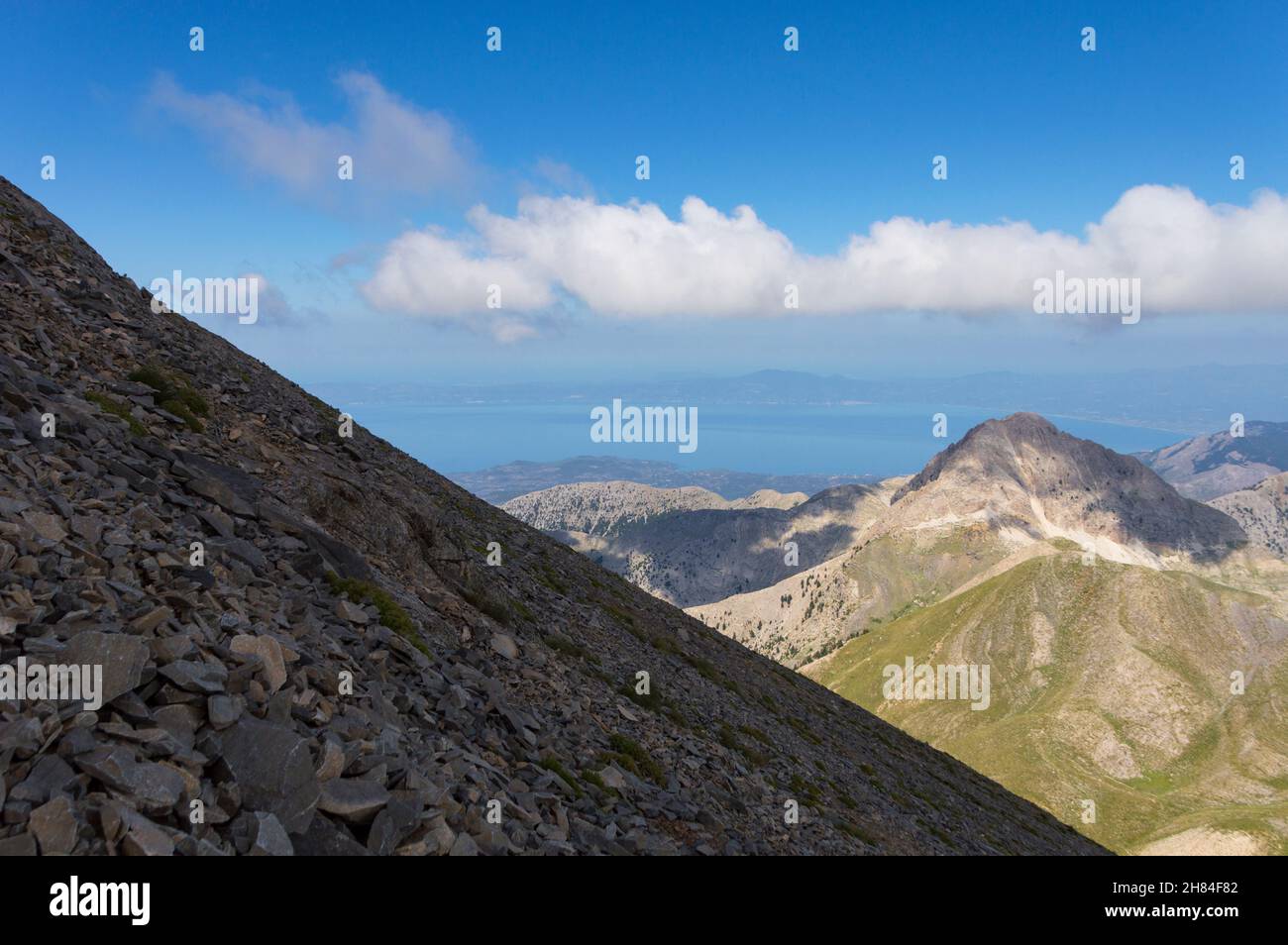 mount Taygetos at Peloponese Stock Photo - Alamy
