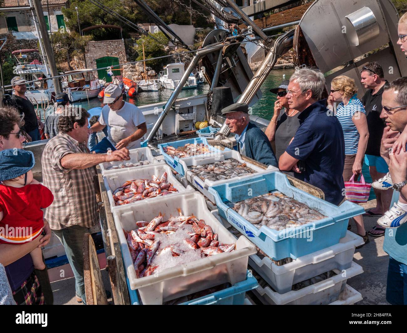 Fishermen catch packing fish hi-res stock photography and images - Alamy