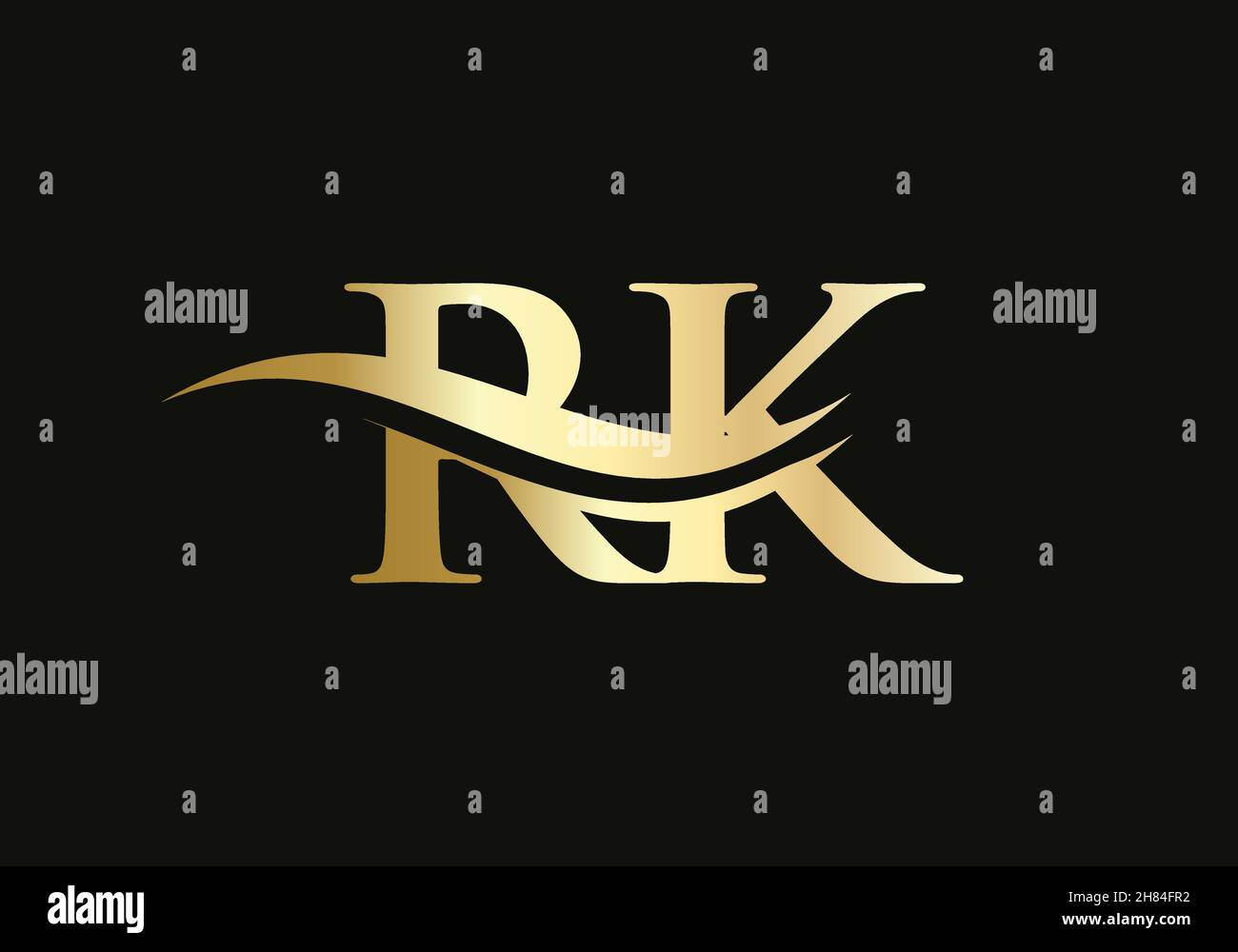 Modern RK Logo Design for business and company identity. Creative RK ...