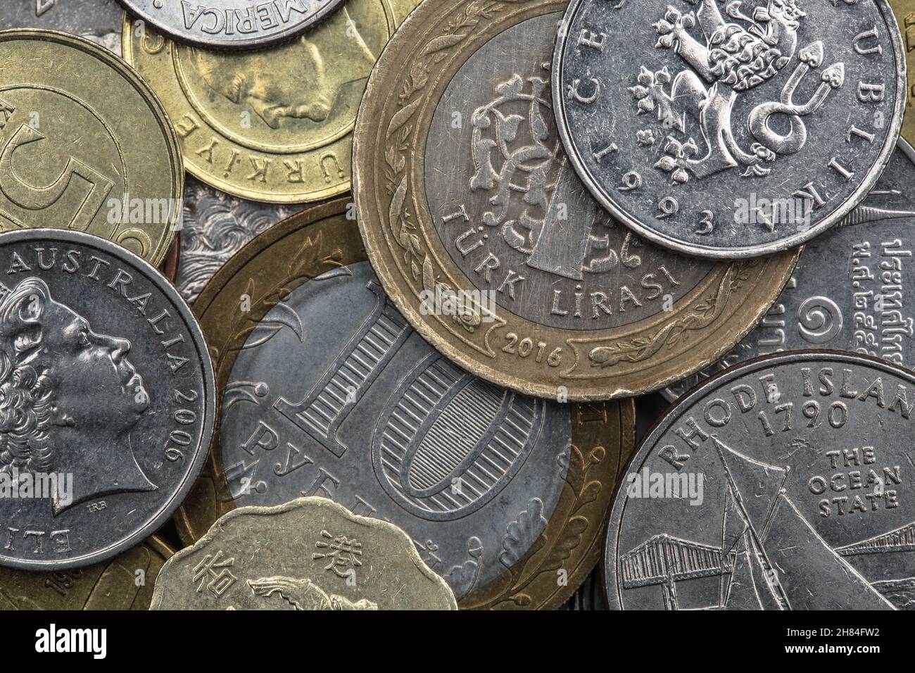 World coin hi-res stock photography and images - Alamy