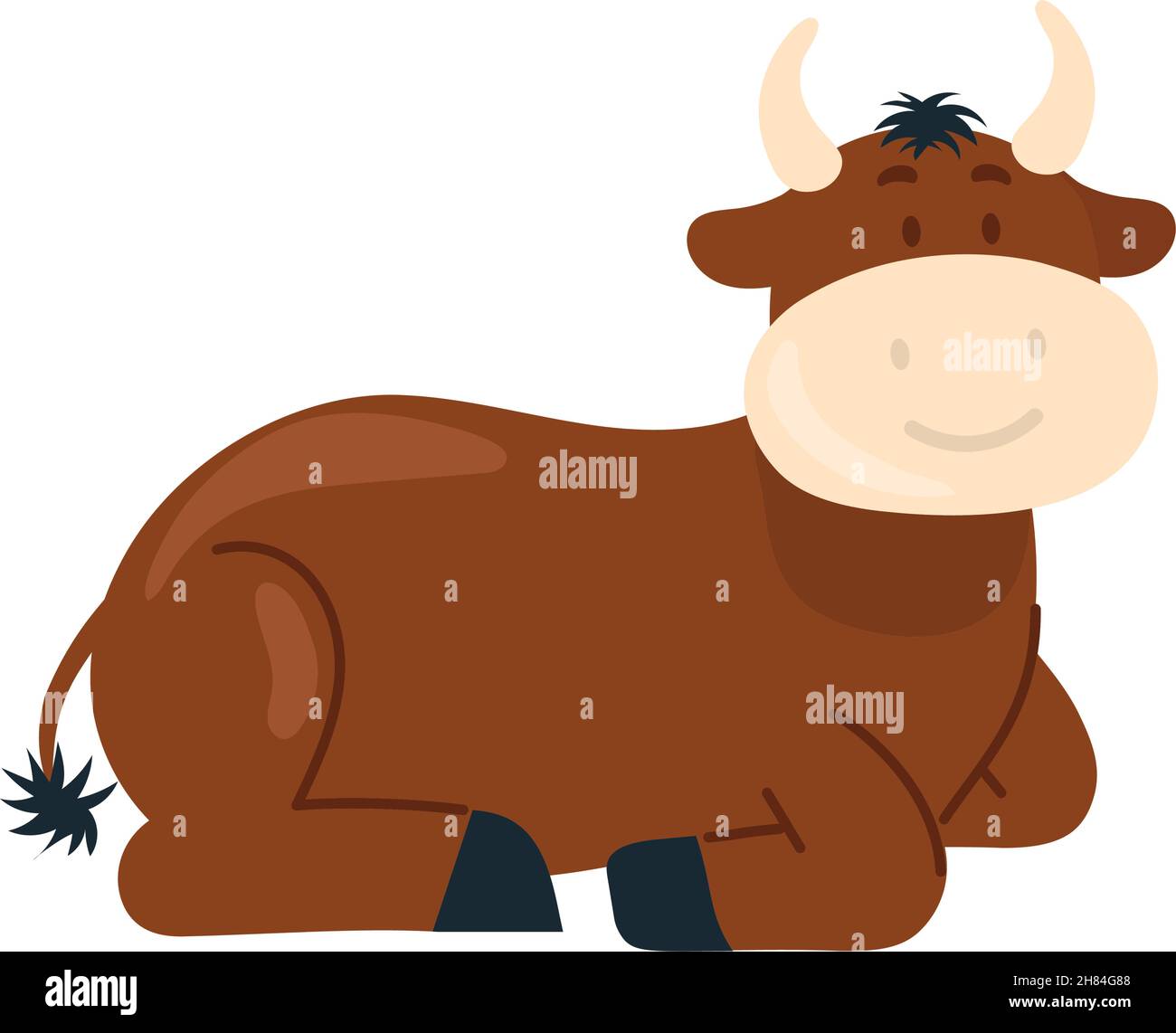 cow cute cartoon Stock Vector Image & Art - Alamy