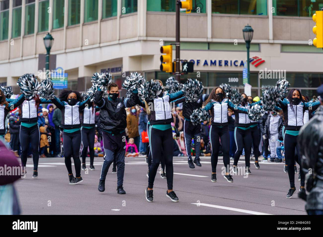 Philadelphia, PA, USA - November 25, 2021:The Philadelphia Eagles Pep ...