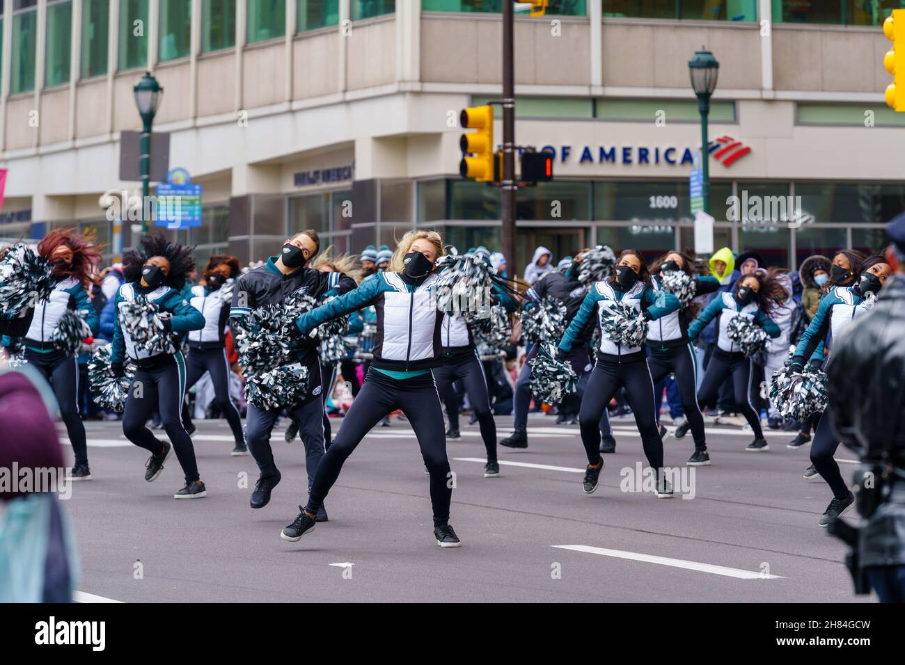 Philadelphia, PA, USA - November 25, 2021:The Philadelphia Eagles Pep ...
