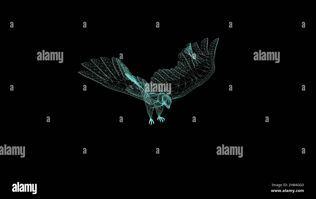 Falcon 3d model hi-res stock photography and images - Alamy