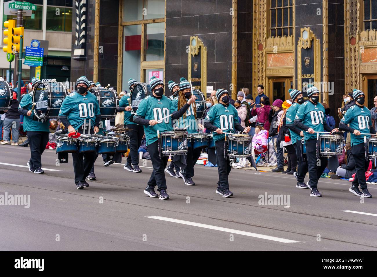 Philadelphia, PA, USA - November 25, 2021:The Philadelphia Eagles Pep ...