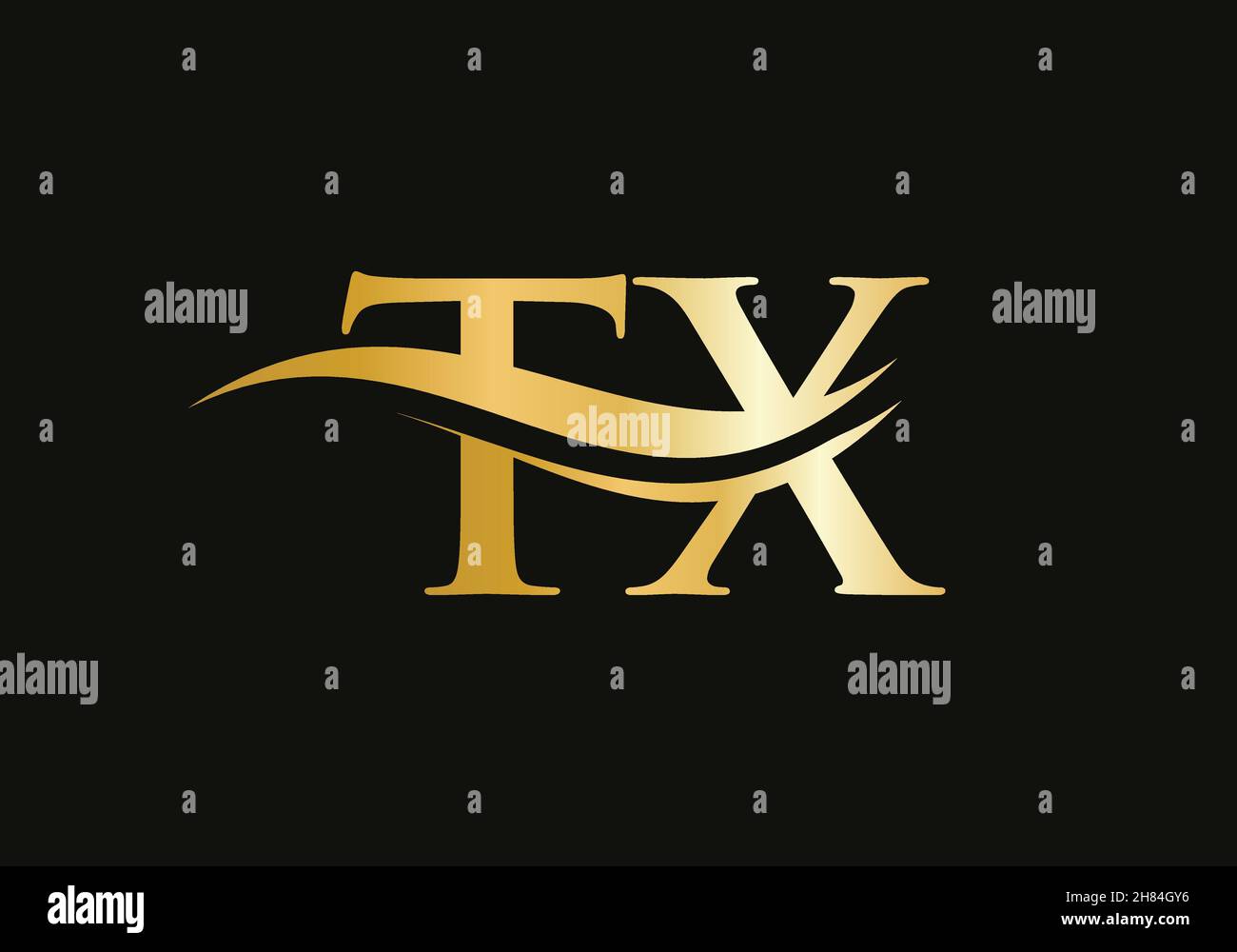 TX Linked Logo for business and company identity. Creative Letter TX ...