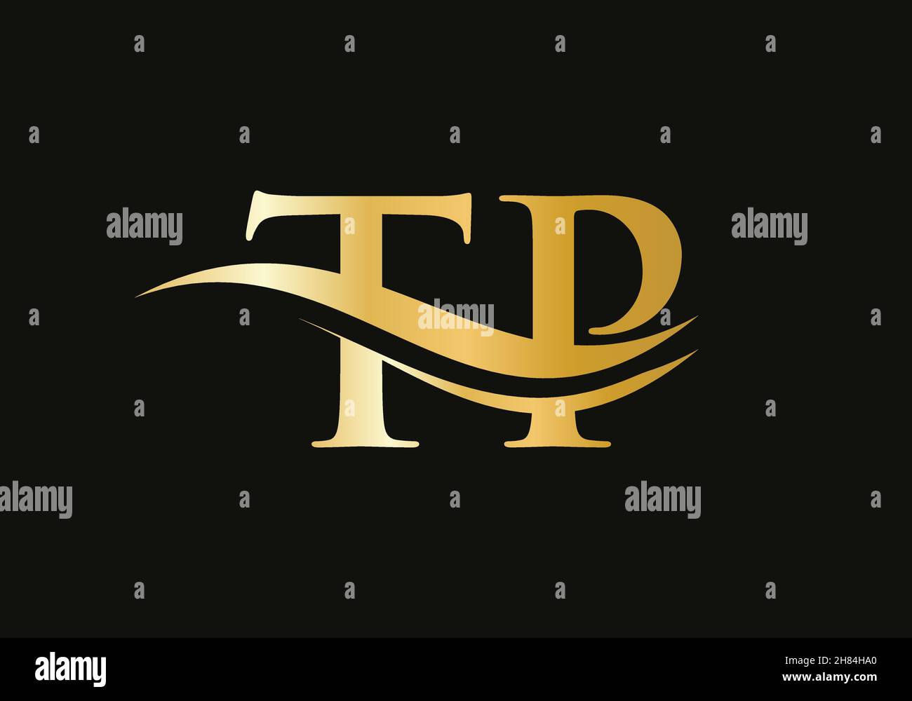 Elegant and stylish TP logo design for your company. TP letter logo. TP ...