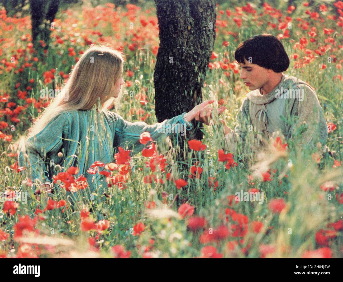 Graham Faulkner, Judi Bowker, on-set of the Film, "Brother Sun, Sister ...