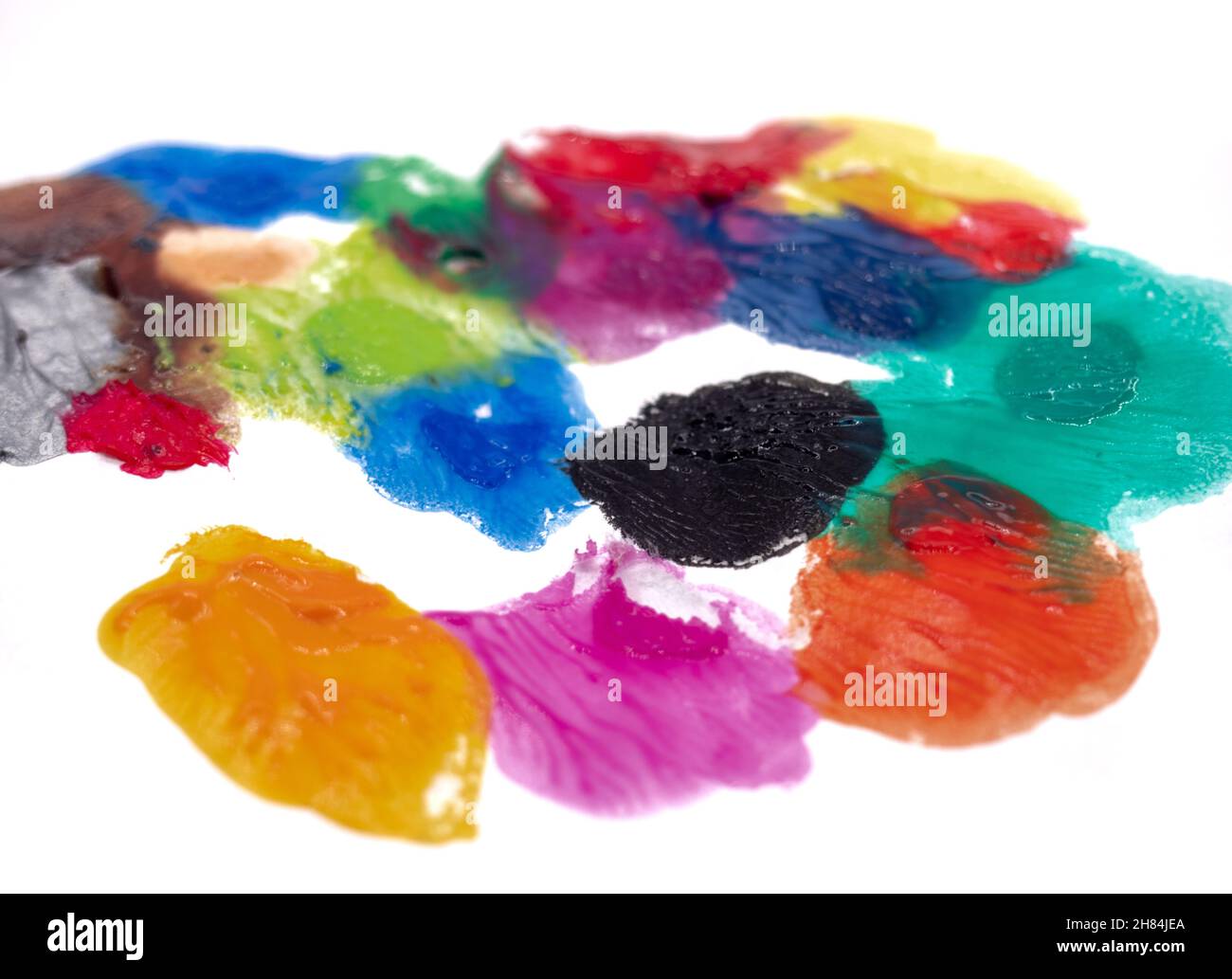multicolor splash watercolor texture background Stock Photo - Alamy