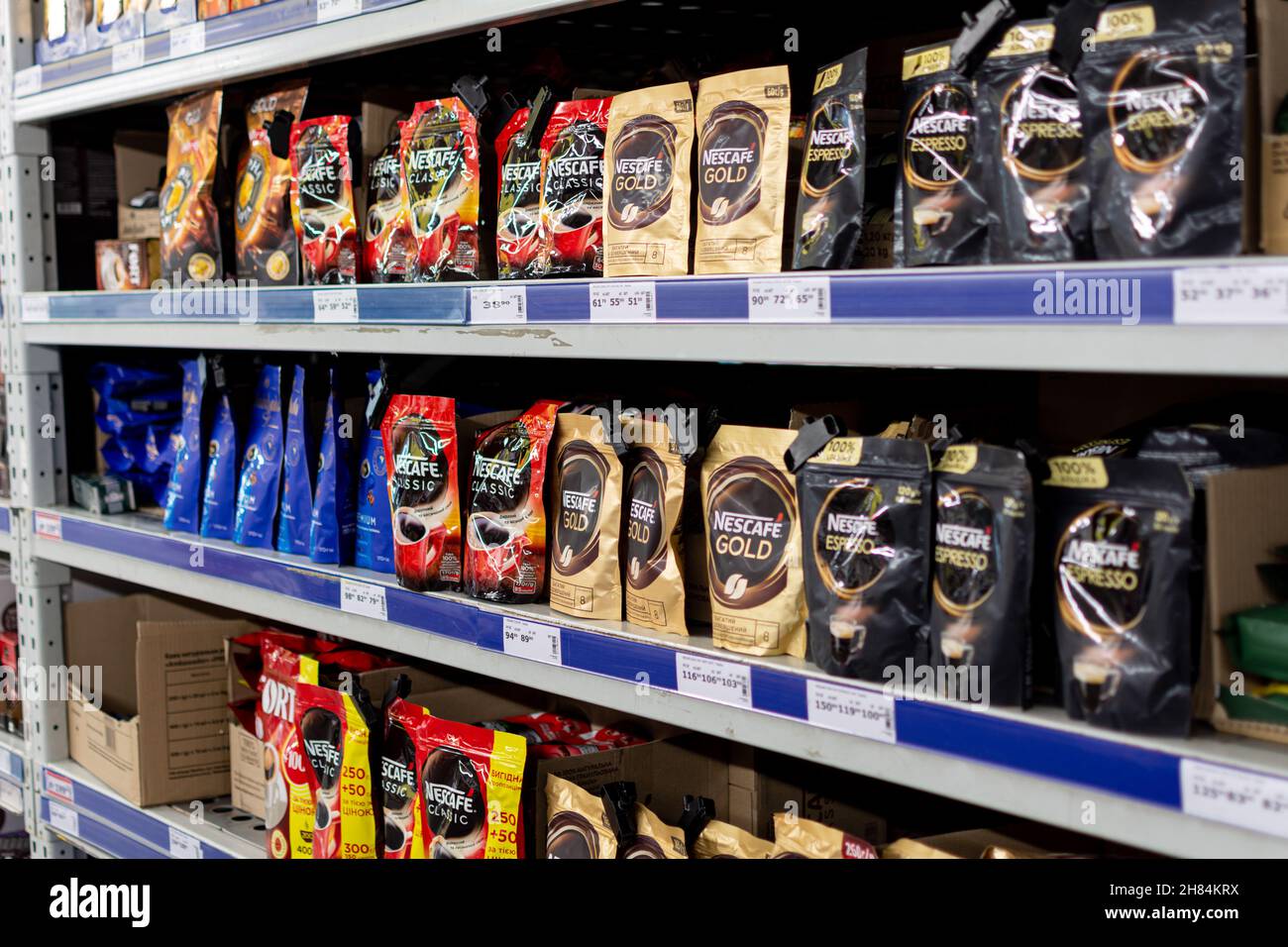 Odessa, Ukraine - November 9, 2021: Inside the Metro Cash Carry ...
