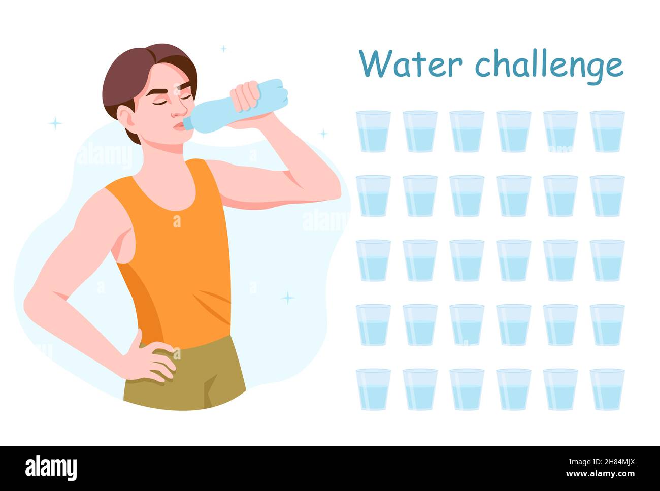 Water challenge concept Stock Vector Image & Art - Alamy