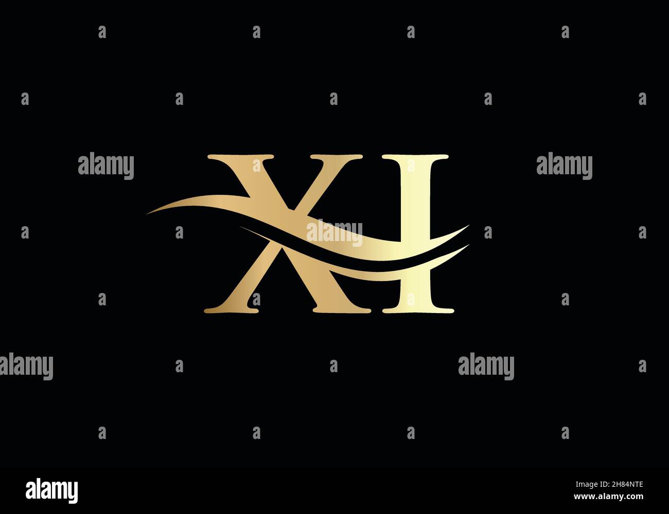XI Logo Design for business and company identity. Creative XI letter ...