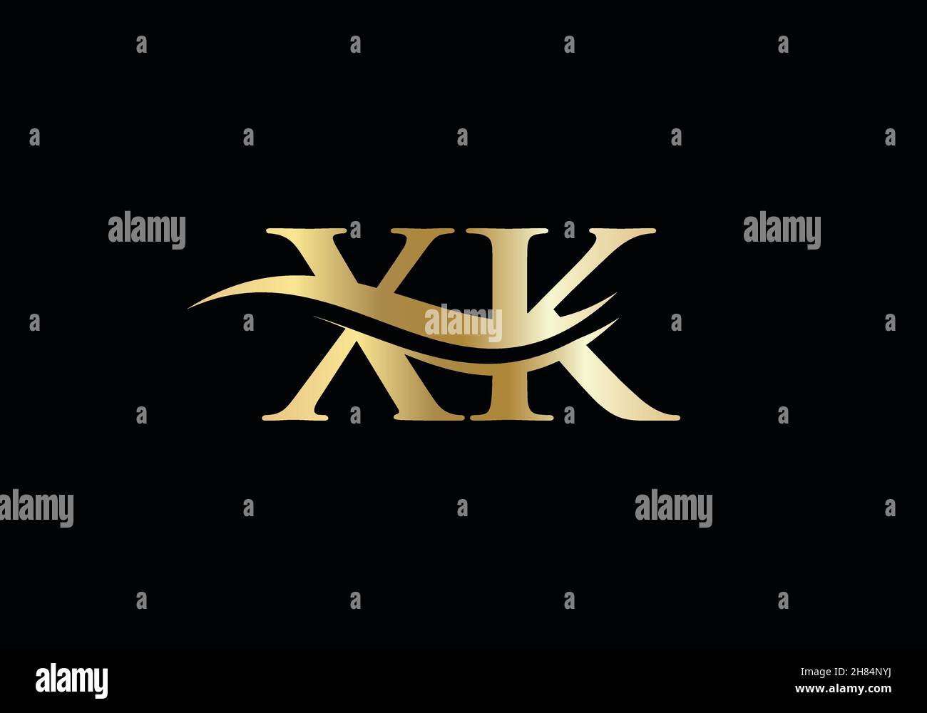 Modern XK Logo Design for business and company identity. Creative XK ...