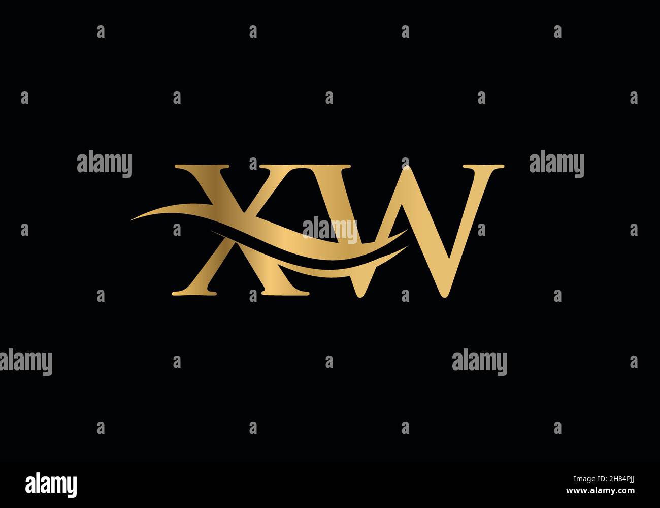 Xw monogram hi-res stock photography and images - Alamy