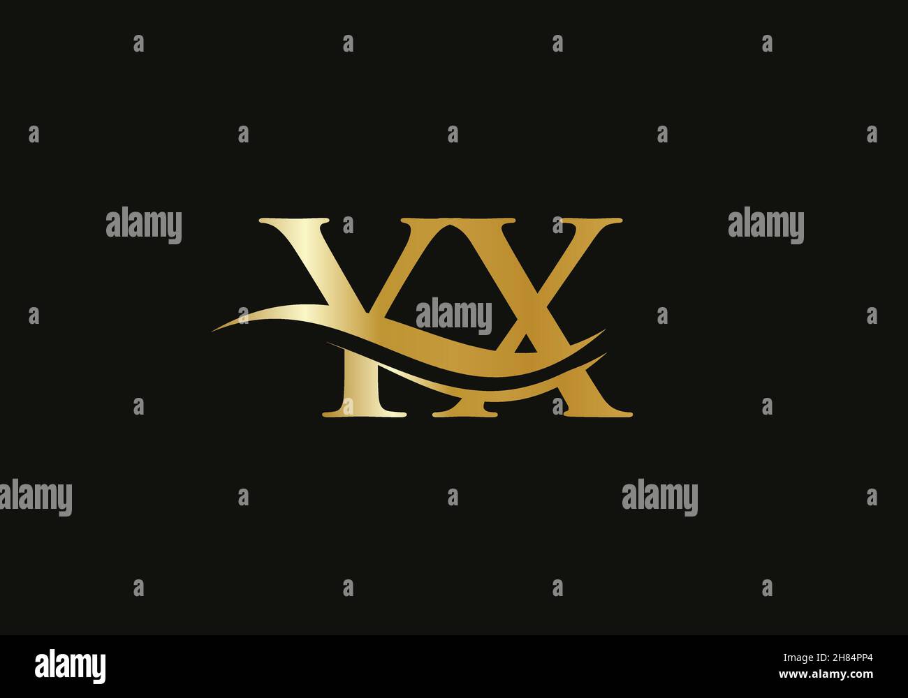 YX Linked Logo for business and company identity. Creative Letter YX ...