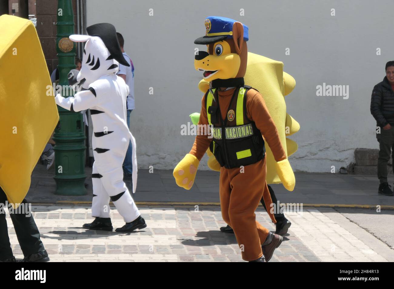 Dressed up as Clowns in Cusco Peru South America mascots mascot paw ...