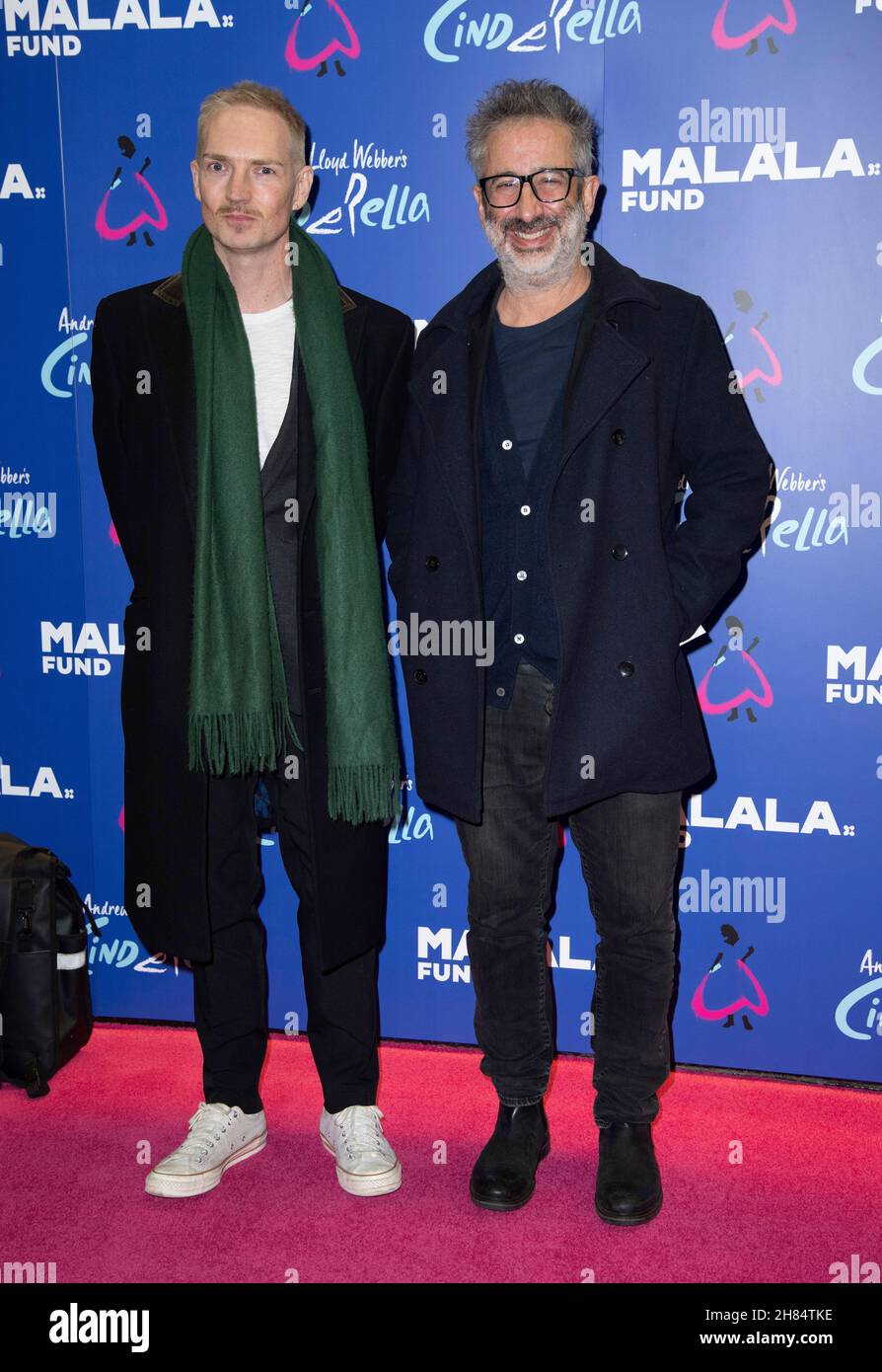 London, UK. Dan Gillespie Sells and David Baddiel at a Gala performance ...