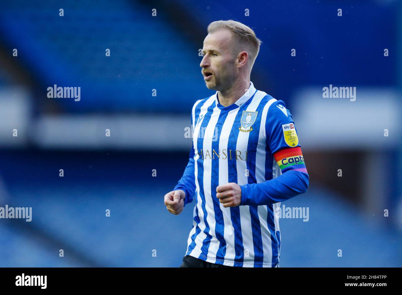 Sheffield, UK. 27th Nov, 2021. Barry Bannan #10 of Sheffield Wednesday ...