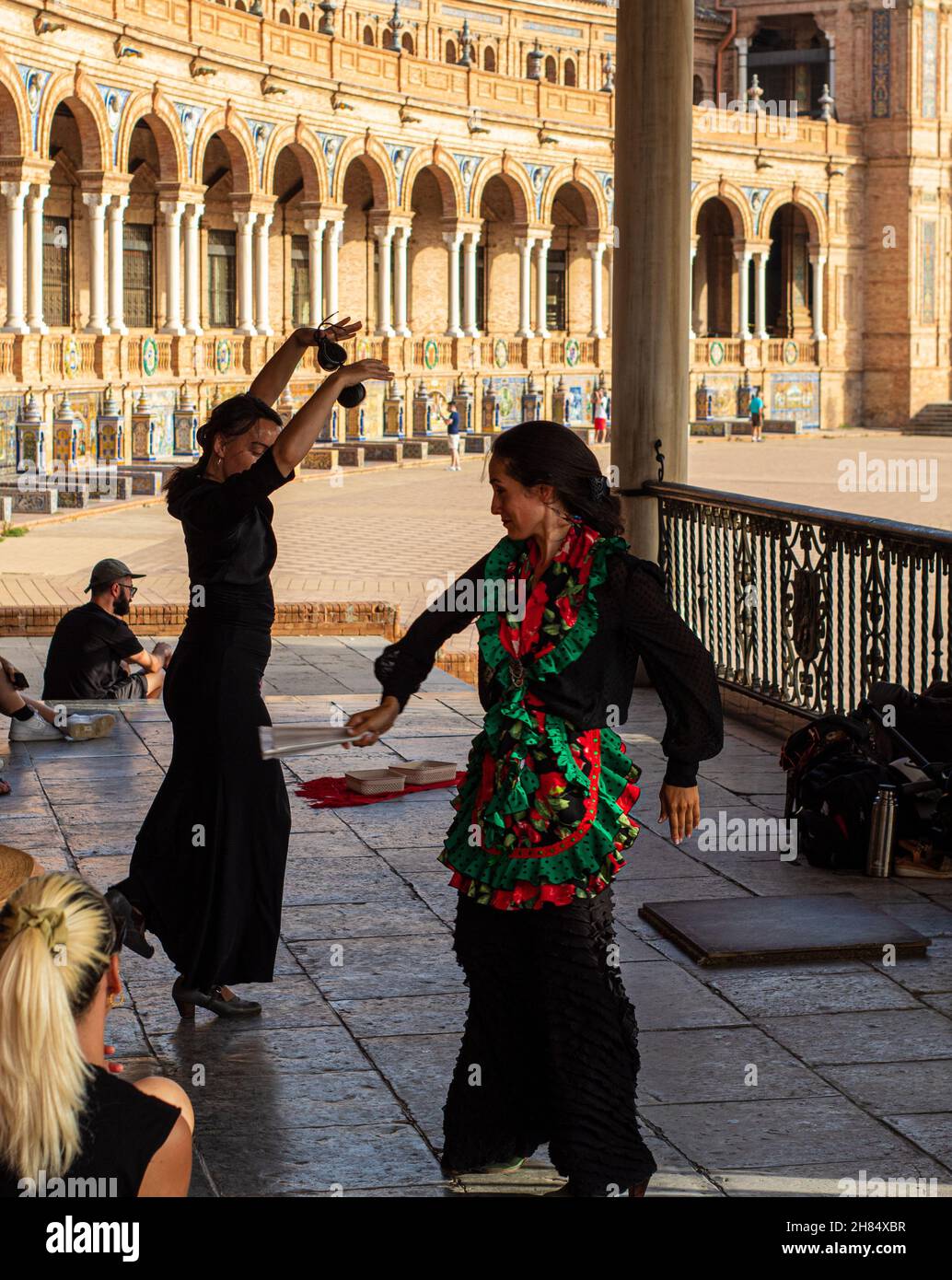 Two spanish women in traditional clothes hi-res stock photography and ...