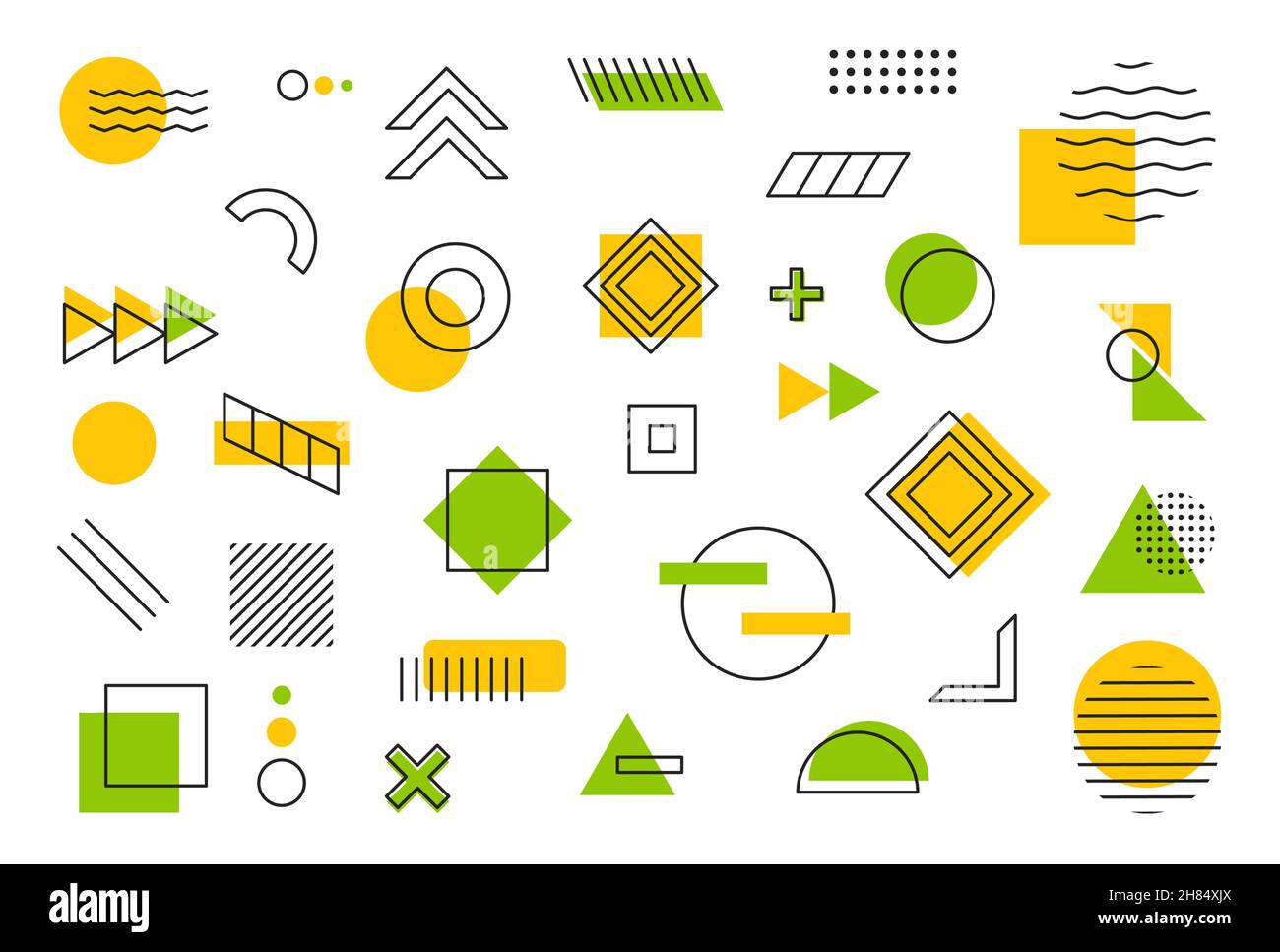 Set of geometric shapes Stock Vector Image & Art - Alamy