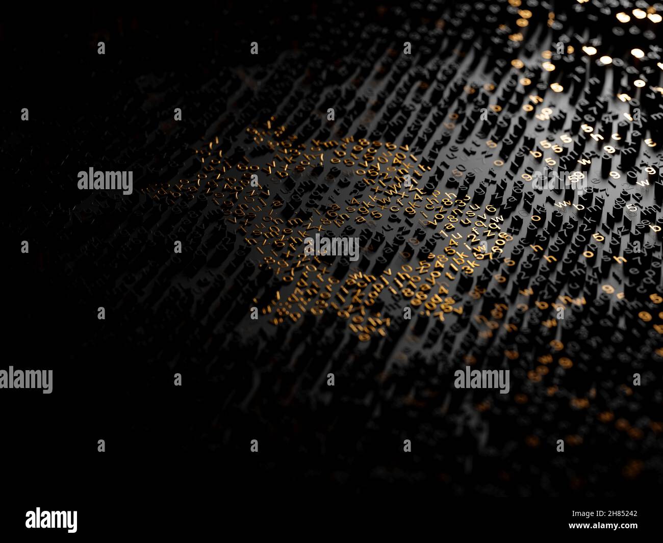 3d render Bitcoin digital address background high resolution Stock ...