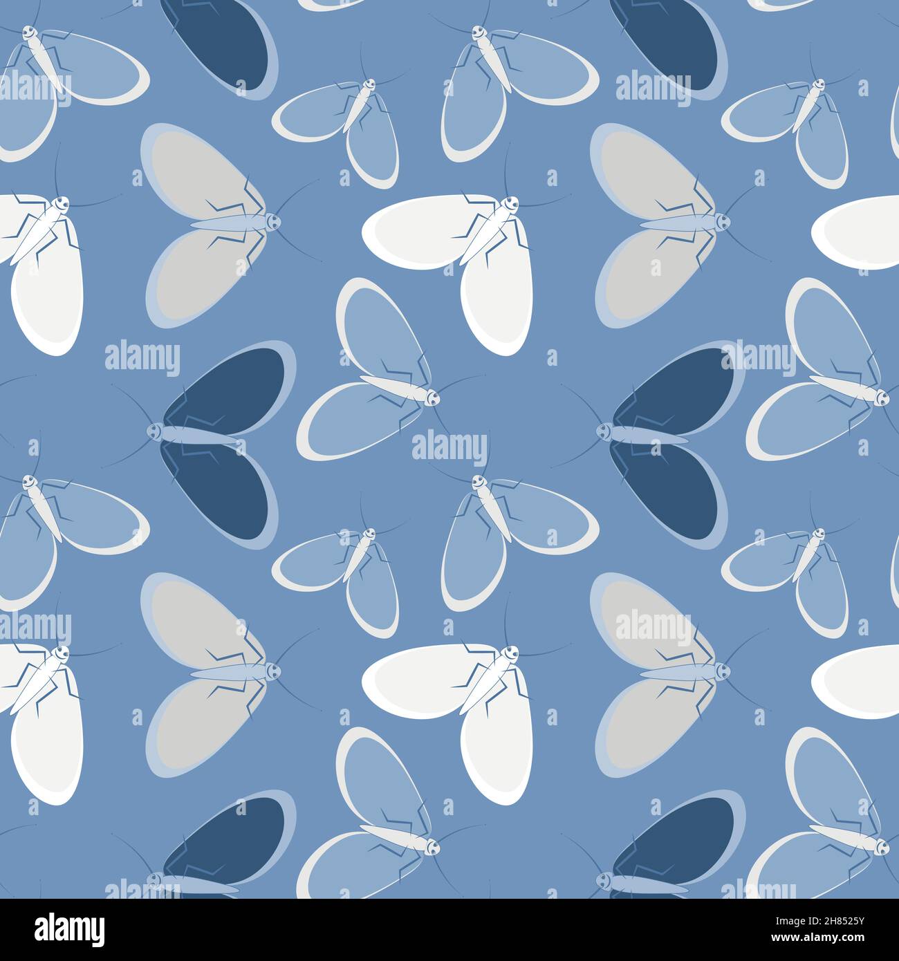 Seamless pattern, endless texture - Illustration on a square background ...
