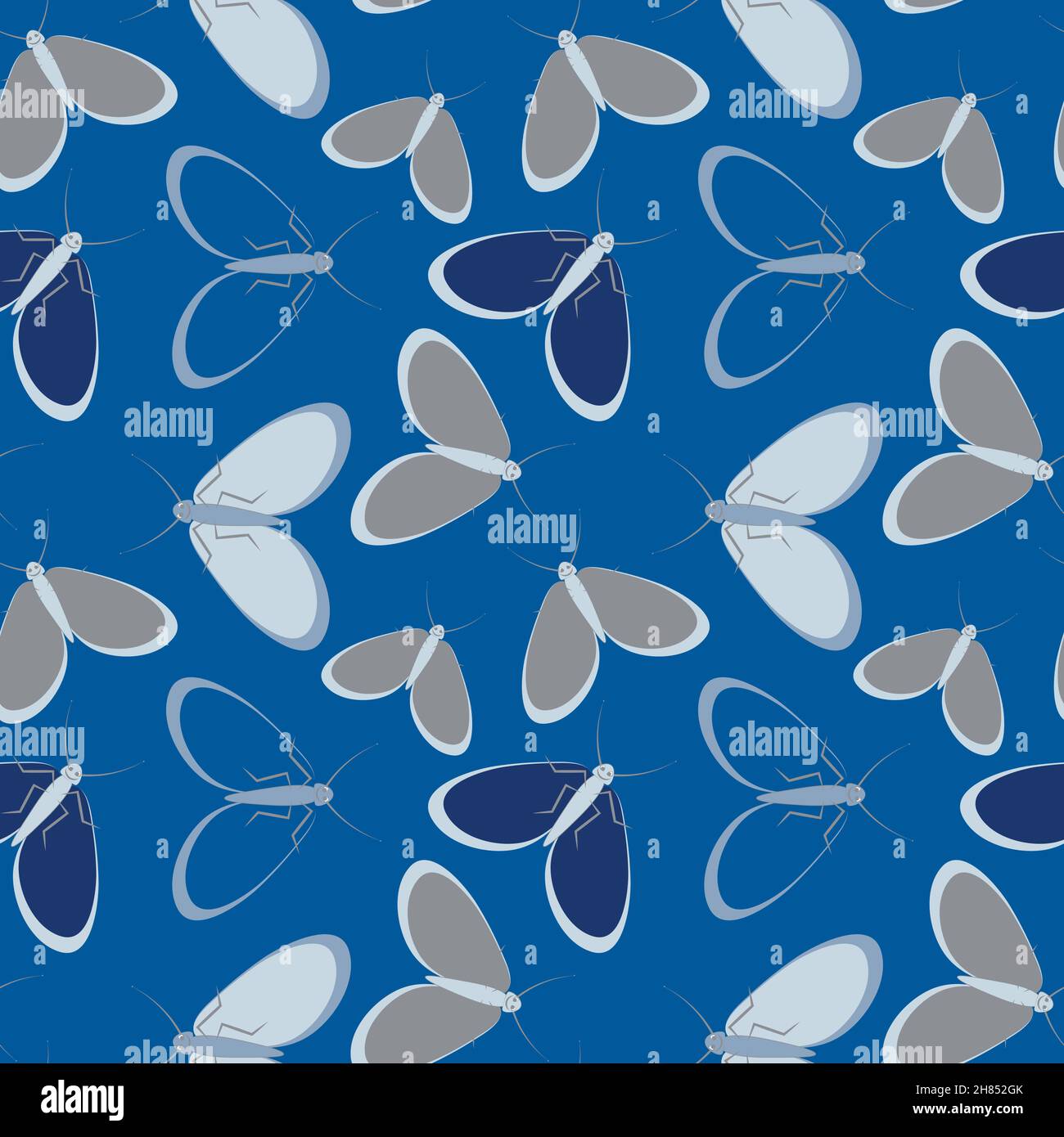 Seamless pattern, endless texture - Illustration on a square background ...