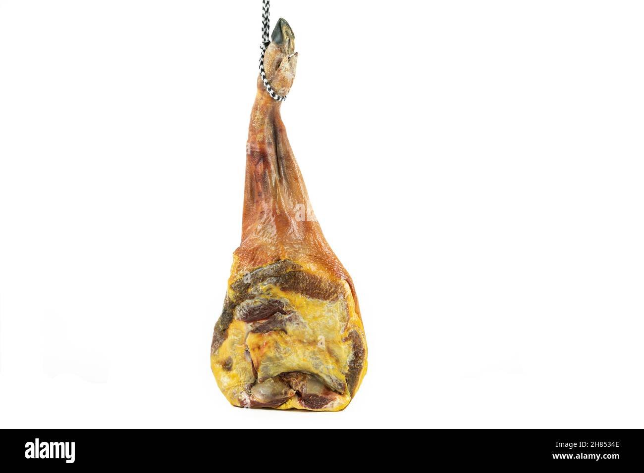 Dry cured pork leg Cut Out Stock Images & Pictures - Alamy