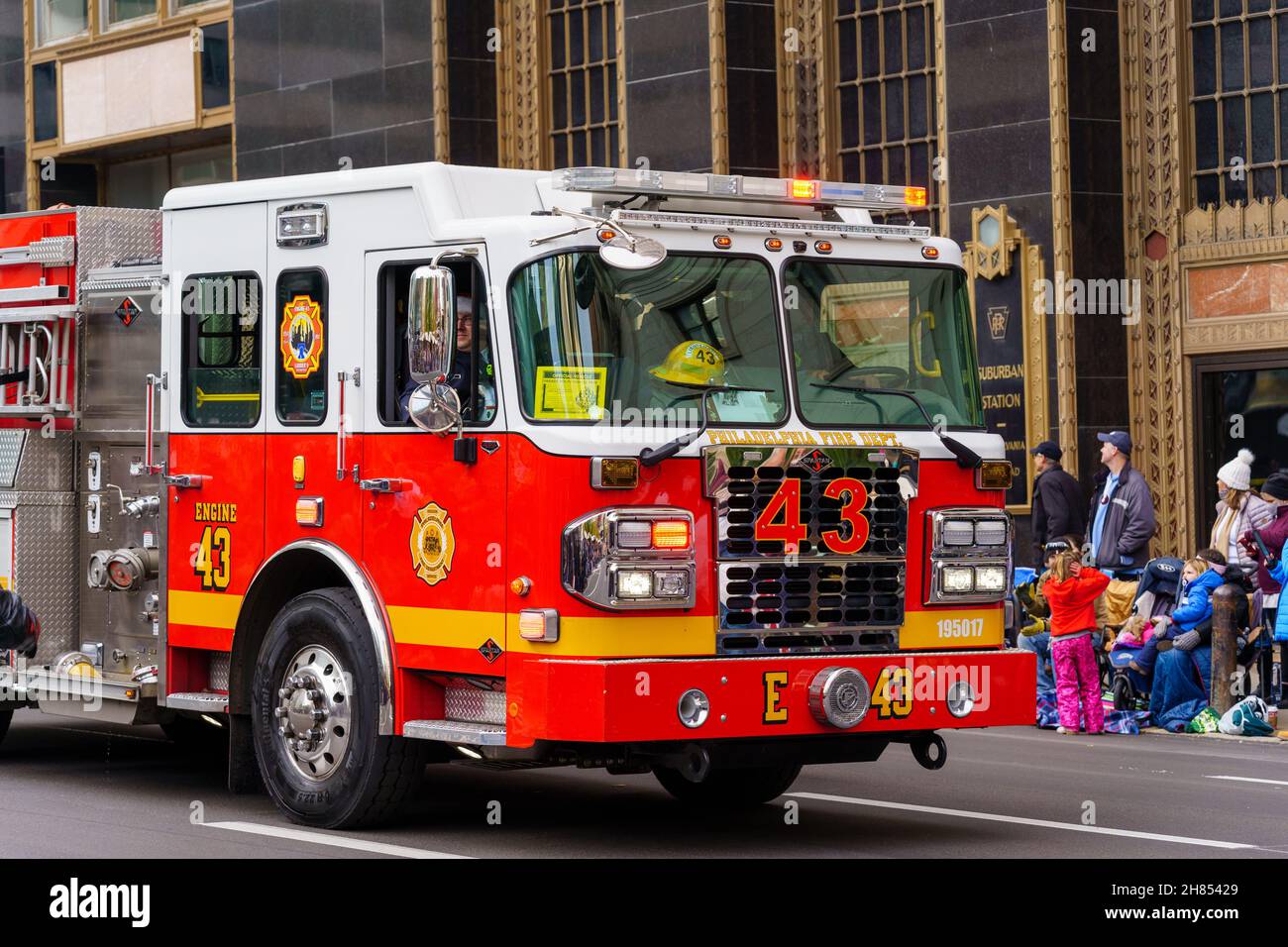 Philadelphia, PA, USA - November 25, 2021: A City of Philadelphia Fire ...