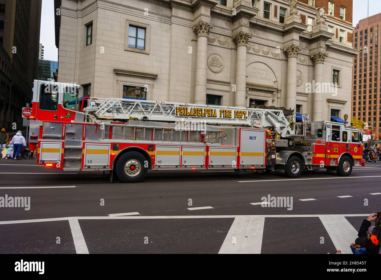 Philadelphia, PA, USA - November 25, 2021: A City of Philadelphia Fire ...