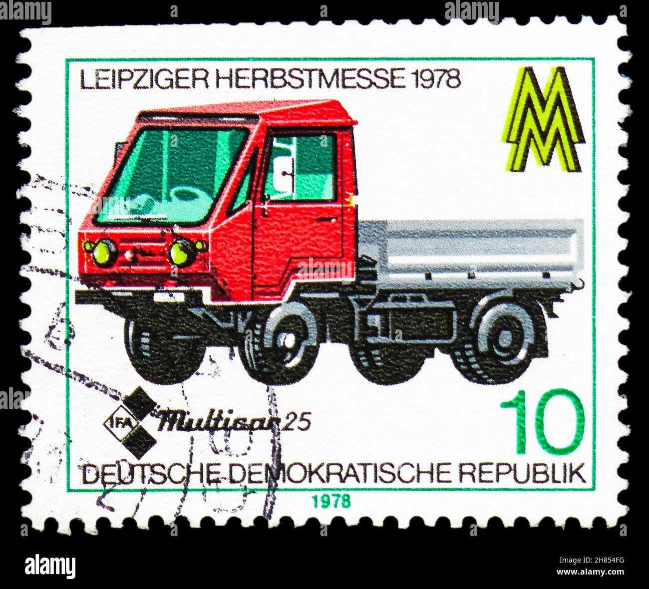 MOSCOW, RUSSIA - OCTOBER 24, 2021: Postage stamp printed in Germany ...