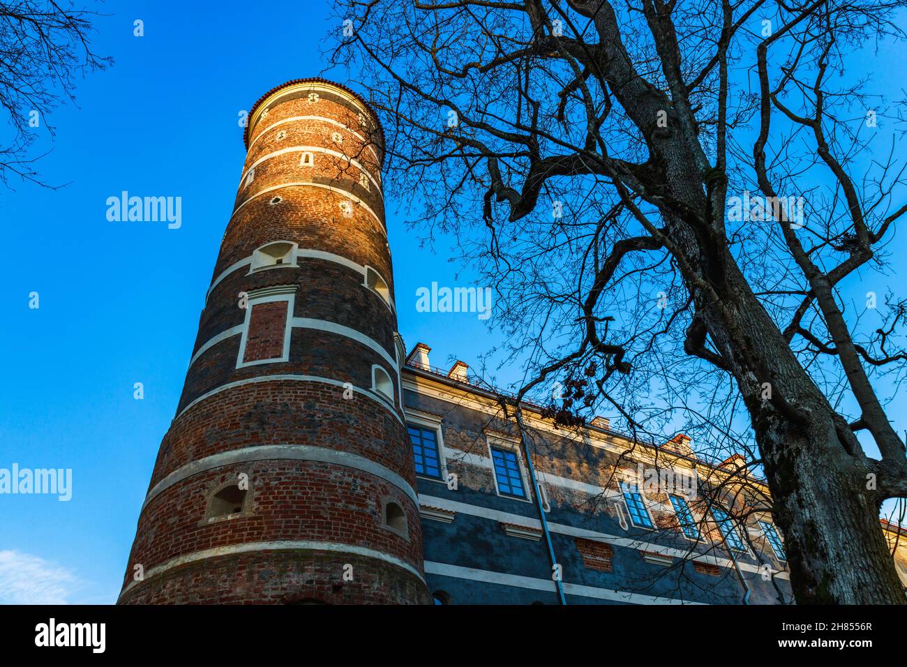 castle of Panemune, Lithuania. Renaissance-era building castle ...