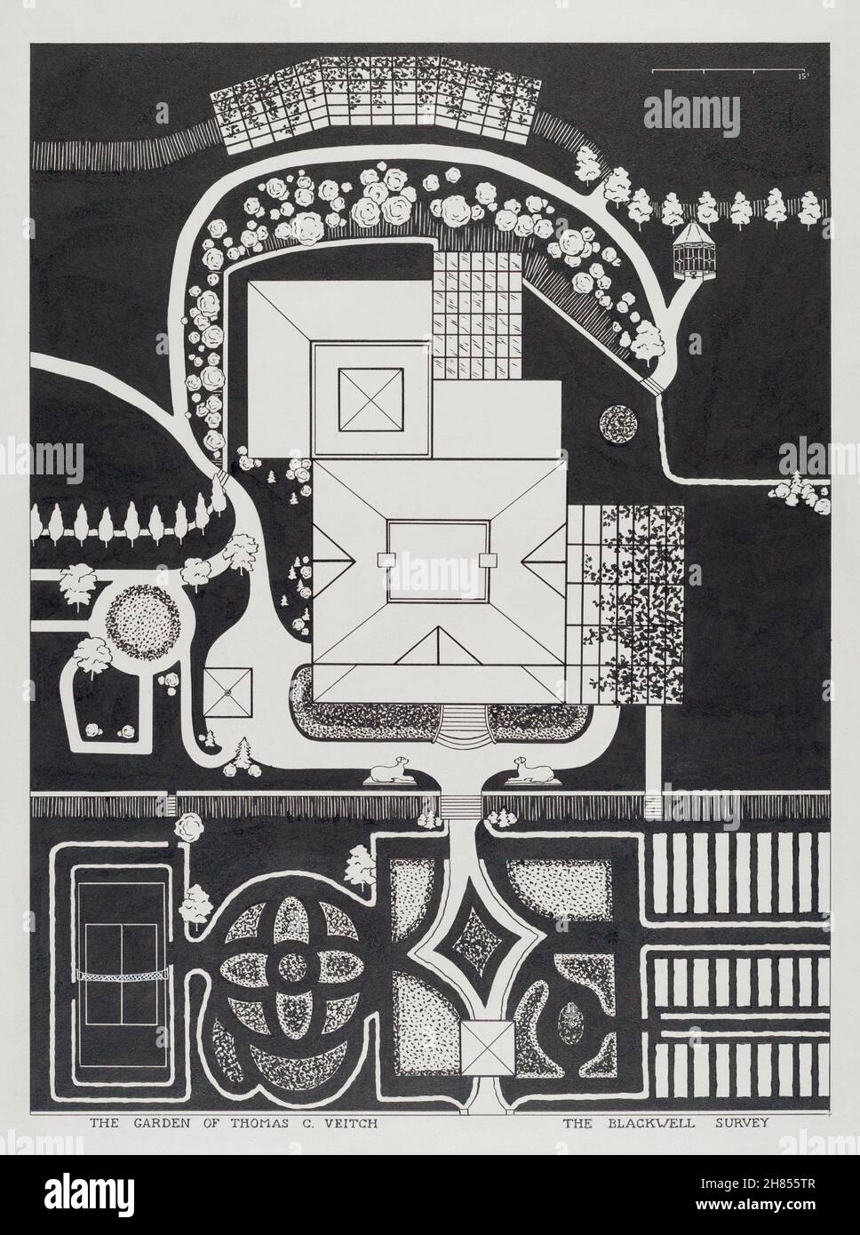 Garden of Thomas Veitch (1936) by Helen Miller, William Merklin and ...