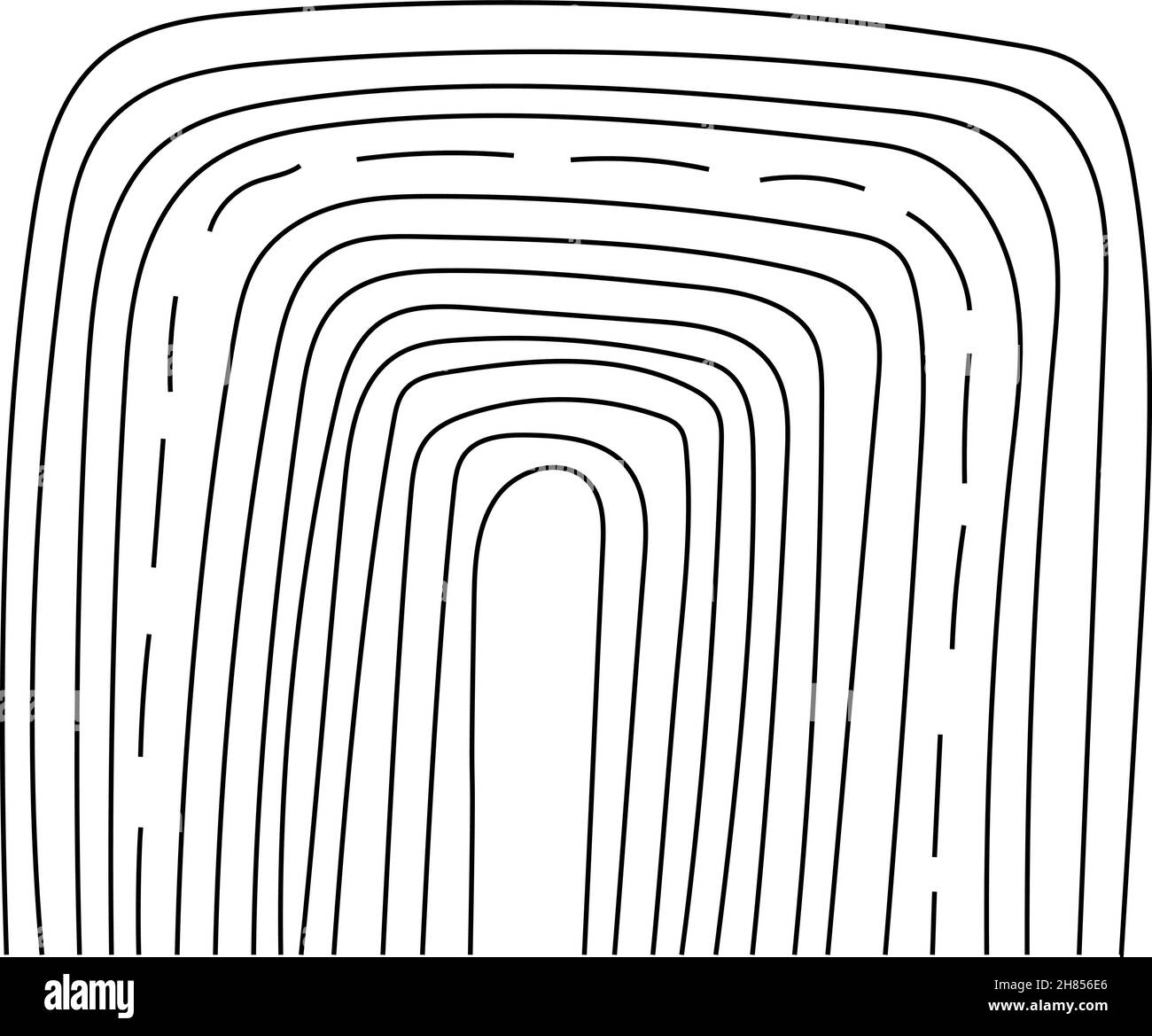 Rainbows in the boho style. Arc line Doodles Arc clipart Stock Vector ...