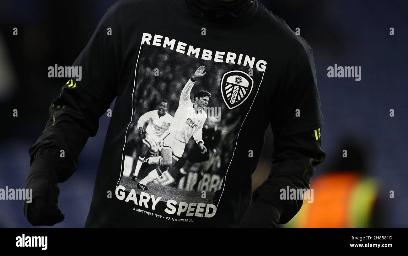 Brighton and Hove, England, 27th November 2021. Tyler Roberts of Leeds ...