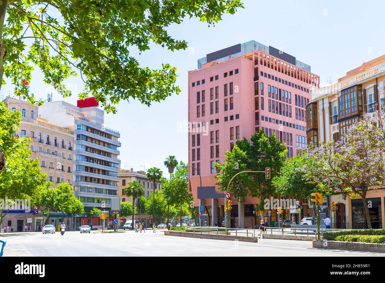 Mallorca city center hi-res stock photography and images - Alamy