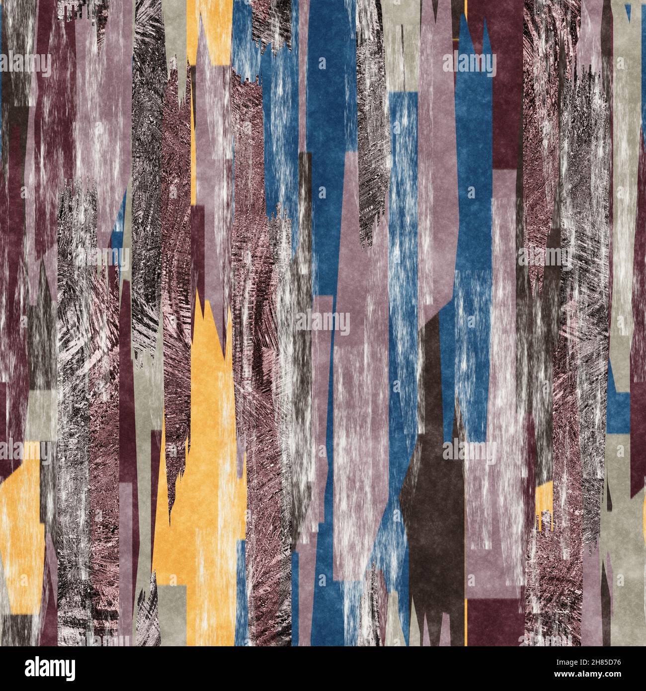 Seamless paper strip collage surface pattern design for print Stock ...
