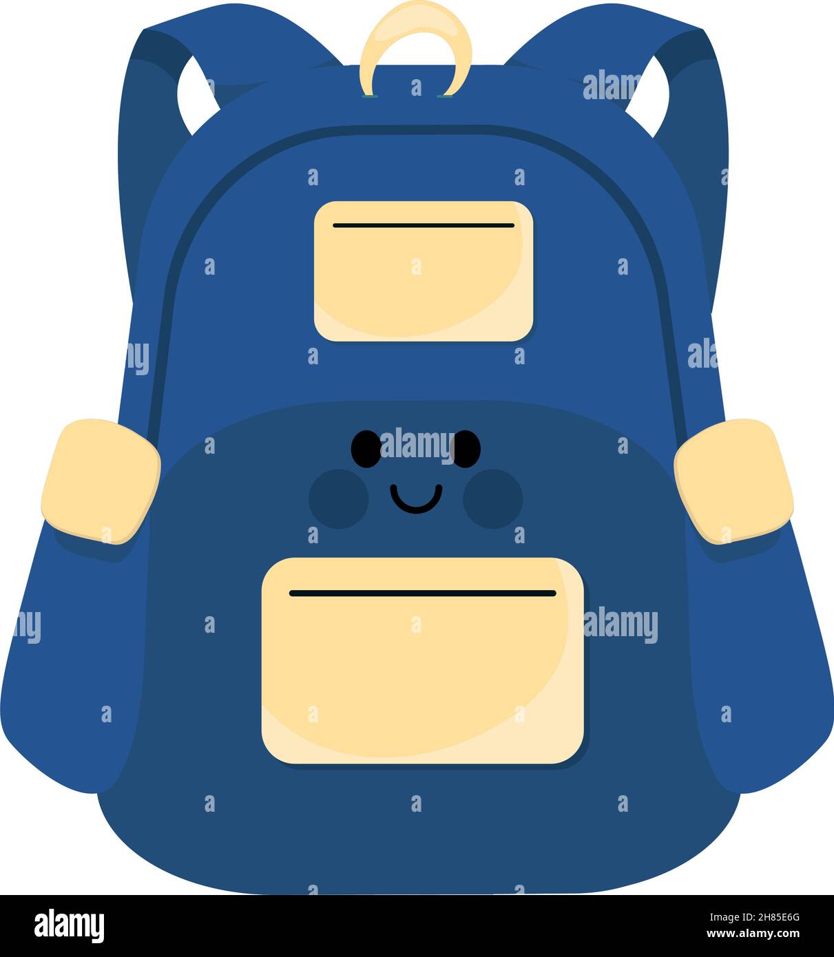 backpack kawaii cartoon Stock Vector Image & Art - Alamy
