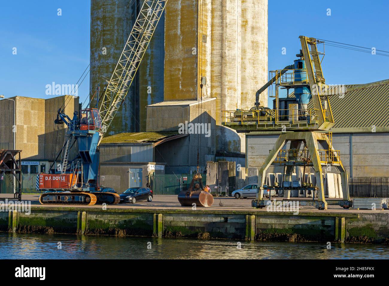 Cranes, Port of Cork, County Cork, Ireland Stock Photo - Alamy