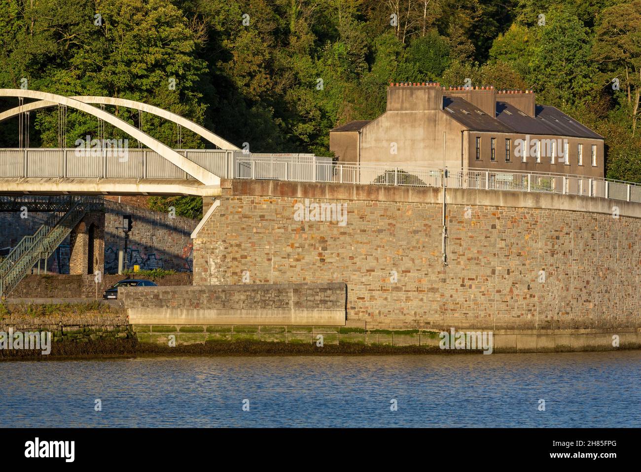 Railway bridge in Tivoli, Cork City, County Cork, Ireland Stock Photo ...