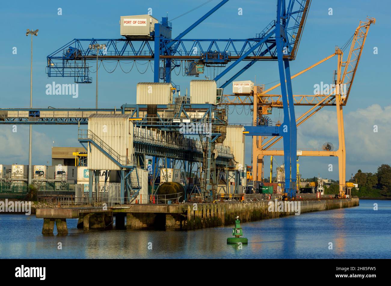 Tivoli Container Port, Cork City, County Cork, Ireland Stock Photo - Alamy