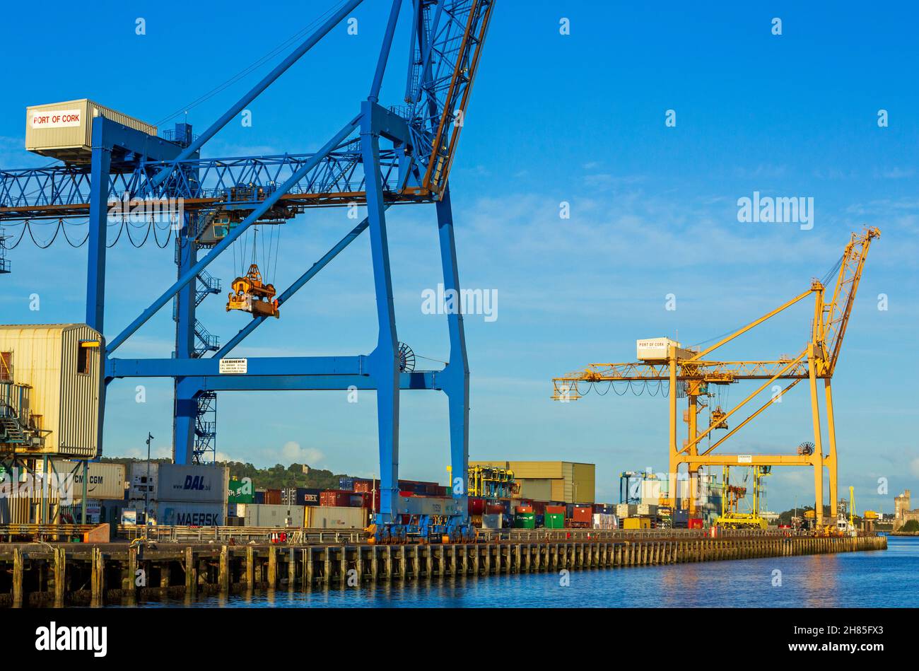 Tivoli Container Port, Cork City, County Cork, Ireland Stock Photo - Alamy
