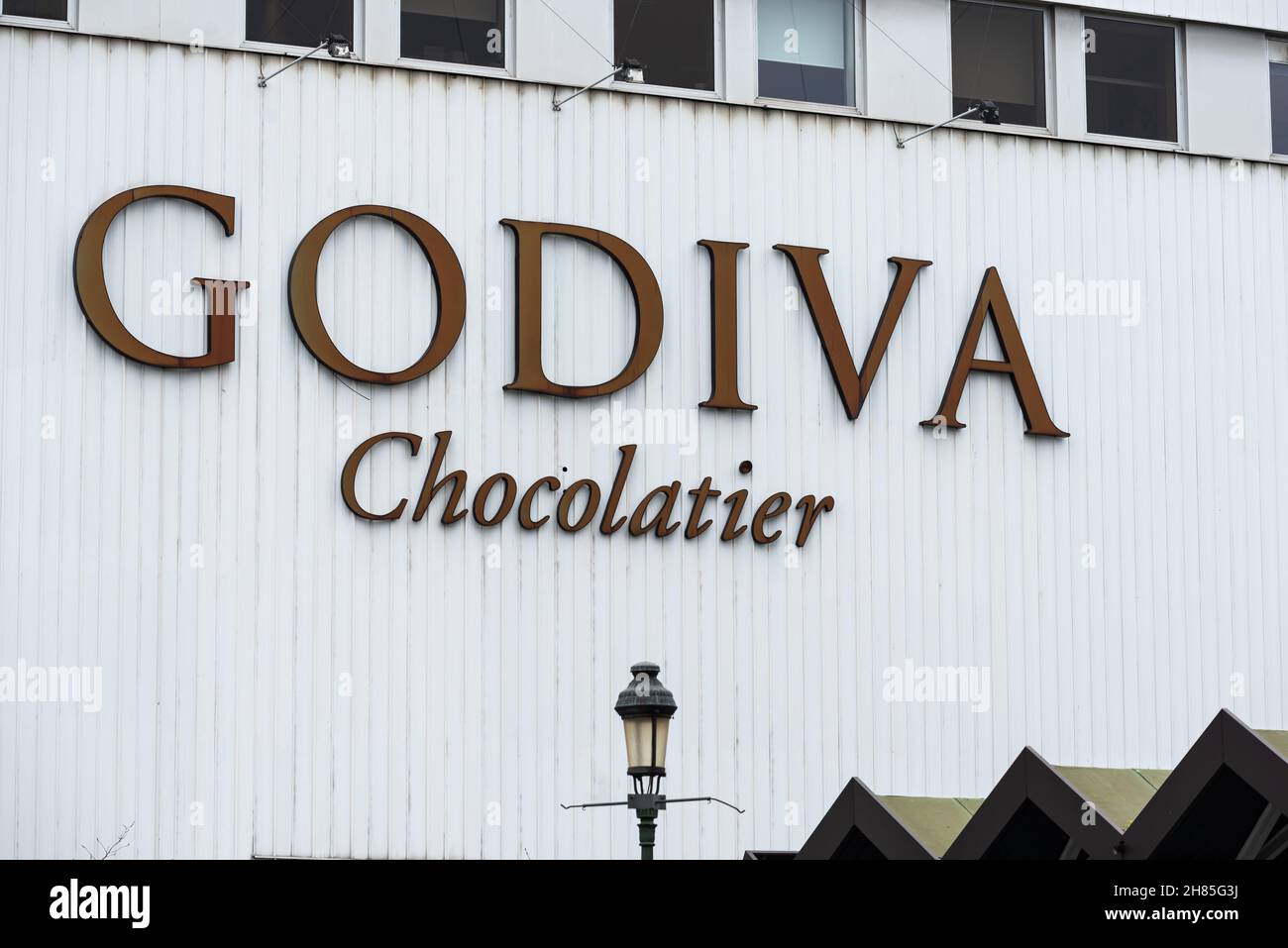 Koekelberg, Brussels Capital Region, Belgium - 11 19 2021: Facade and ...