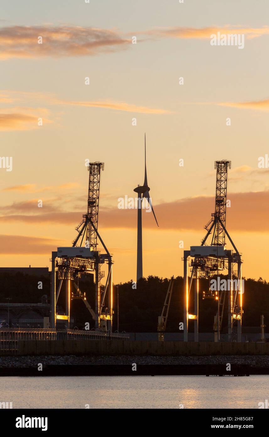 Ringaskiddy Port, Cork City, County Cork, Ireland Stock Photo - Alamy