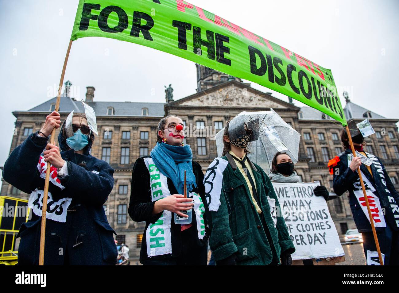 Fast fashion protest hi-res stock photography and images - Alamy