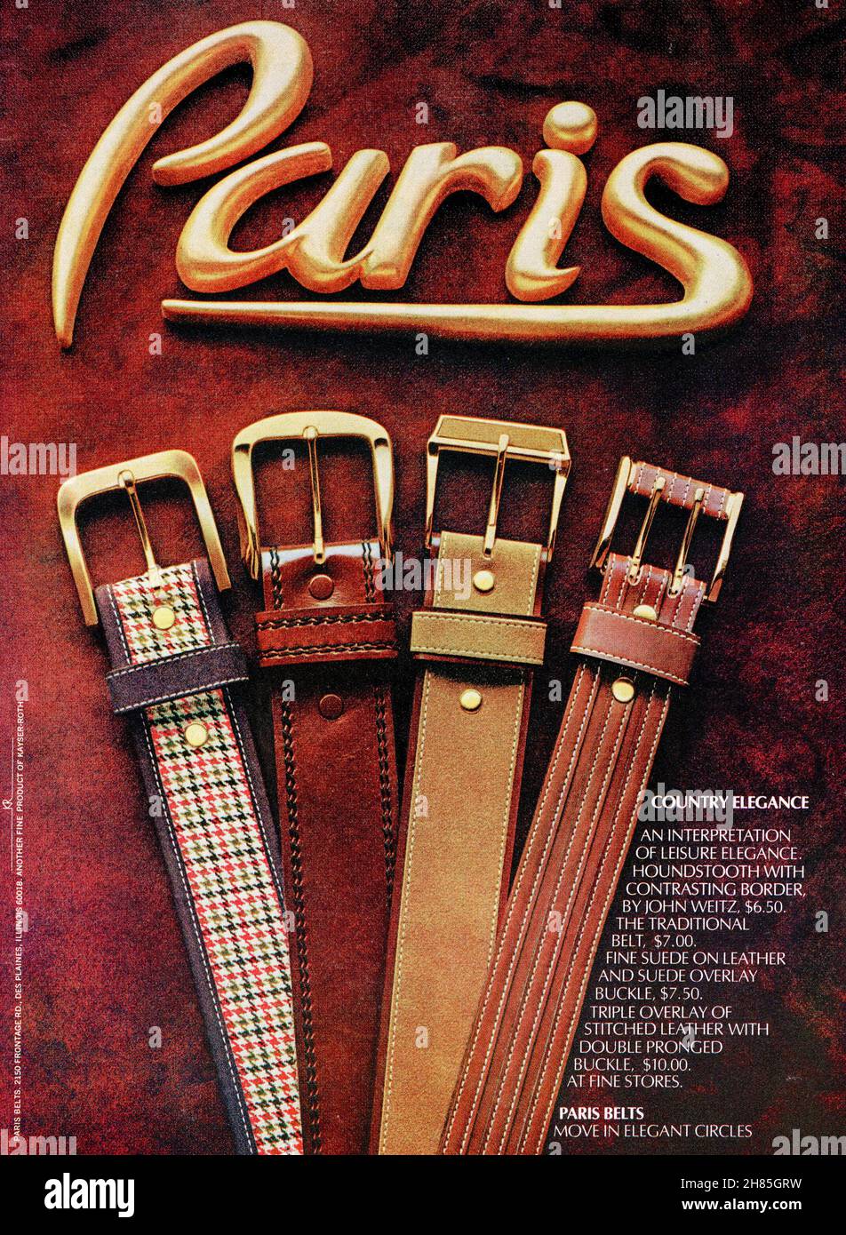 September 1973 "Playboy" magazine advertising, USA Stock Photo - Alamy