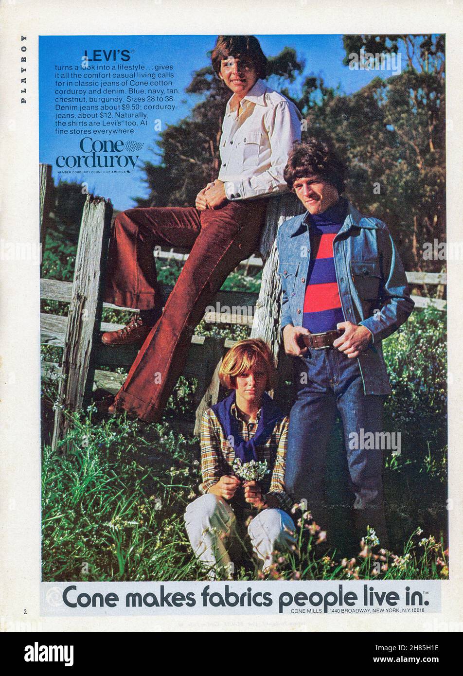 September 1973 "Playboy" magazine advertising, USA Stock Photo - Alamy