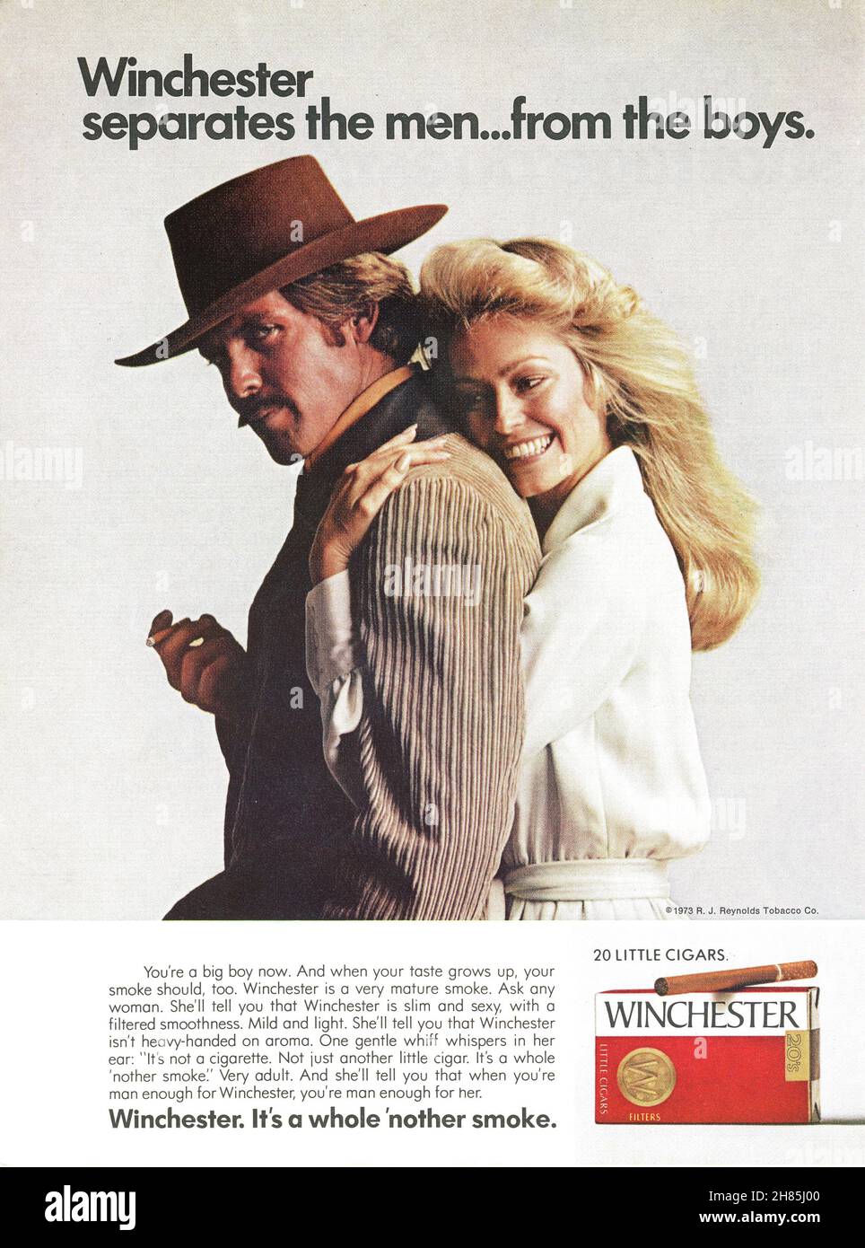 September 1973 "Playboy" magazine advertising, USA Stock Photo - Alamy